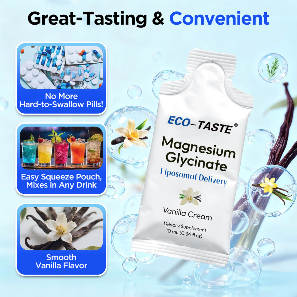 Magnesium Complex for Brain Health, Sleep and Cognitive, 10 mL x 15 Po ...